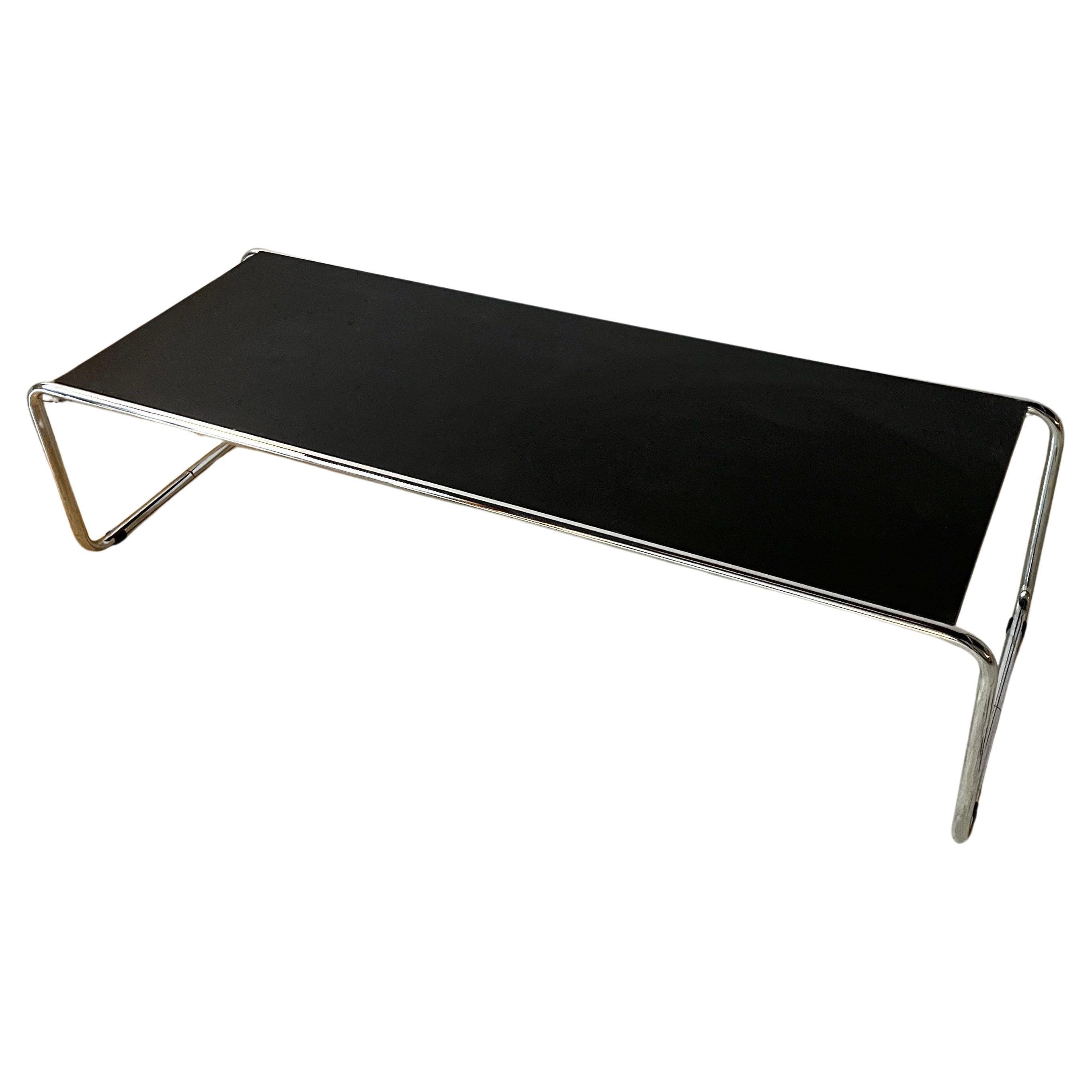 Mid-Century Modern Black Mica Laccio Coffee Table, Attributed to Marcel ...