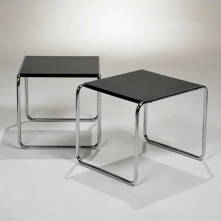 Marcel Breuer for Gavina Modern Laccio Side Tables at 1stDibs