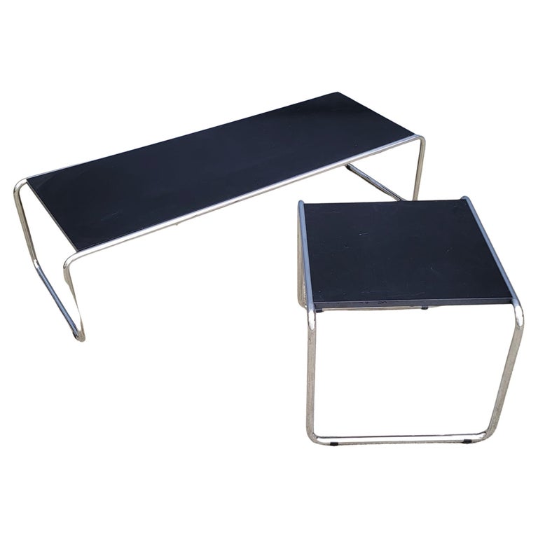 Marcel Breuer "Laccio" Coffee and End Table For Sale at 1stDibs
