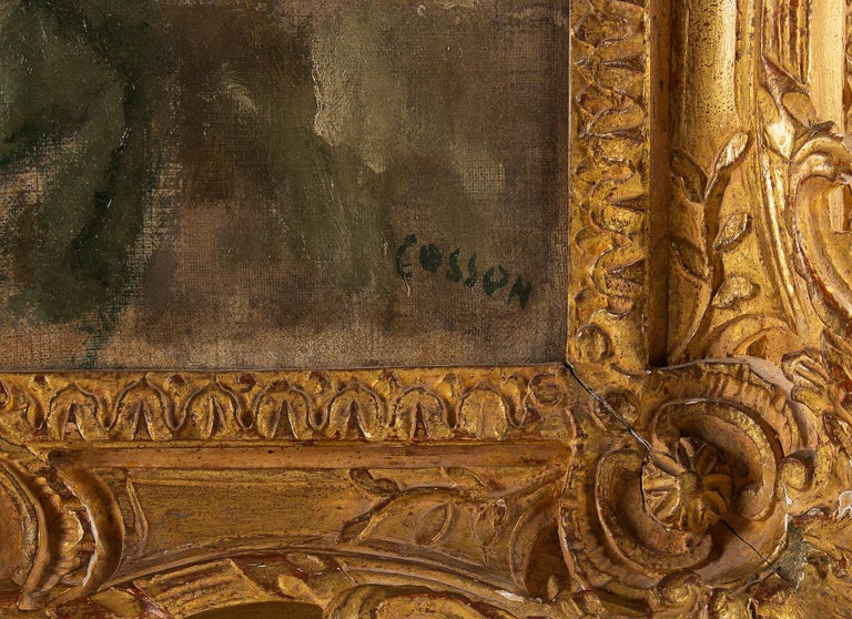 Marcel Cosson Oil on Canvas Back Dancer in His Box, circa 1900 at 1stDibs