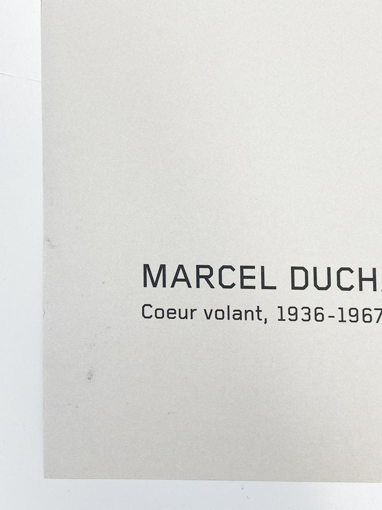 Coeur Volant (Fluttering Heart), Museum Poster Large Oversized Blue Red ...