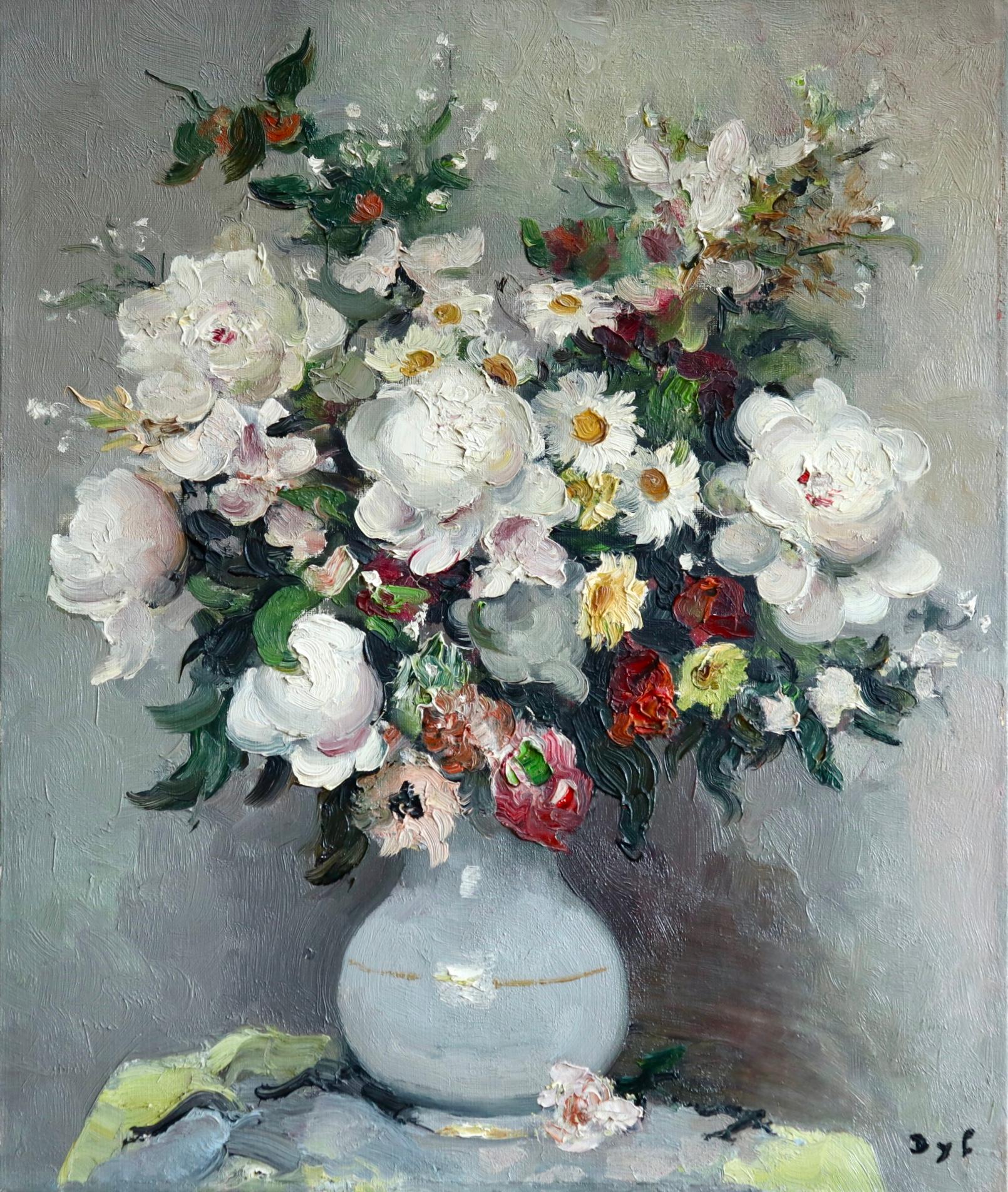 Marcel Dyf - Claudine with Cat at 1stDibs