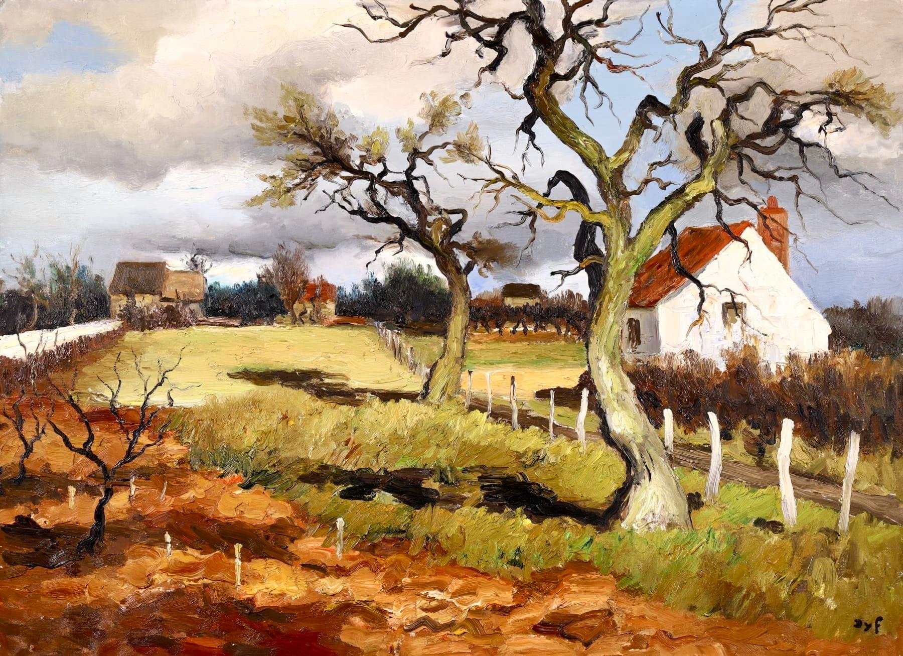 Marcel Dyf - Claudine with Cat at 1stDibs