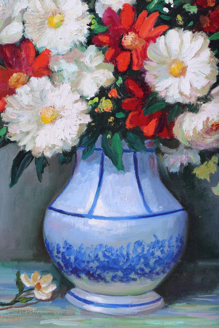 Marcel Dyf - Un Bouquet de Fleurs Spectaculaire For Sale at 1stDibs