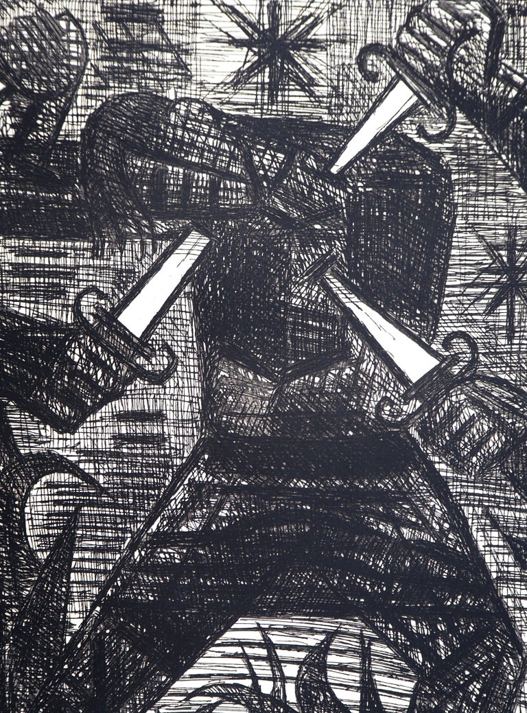 Marcel Gromaire - Macbeth, Shakespeare : Assassination of Banquo ...