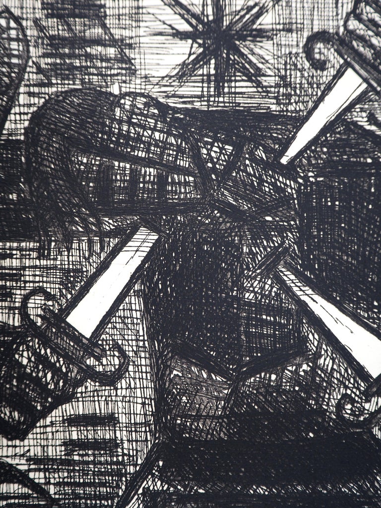 Marcel Gromaire - Macbeth, Shakespeare : Assassination of Banquo ...