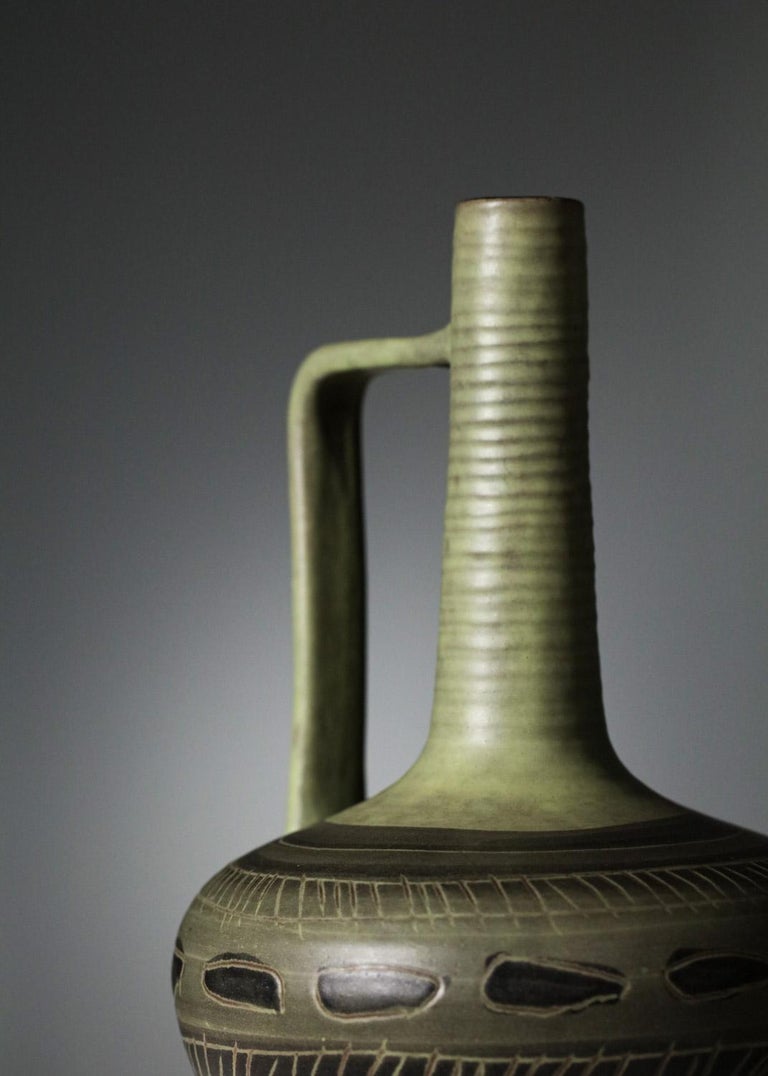 Marcel Guillot Ceramic Vase 50's, G660 For Sale at 1stDibs