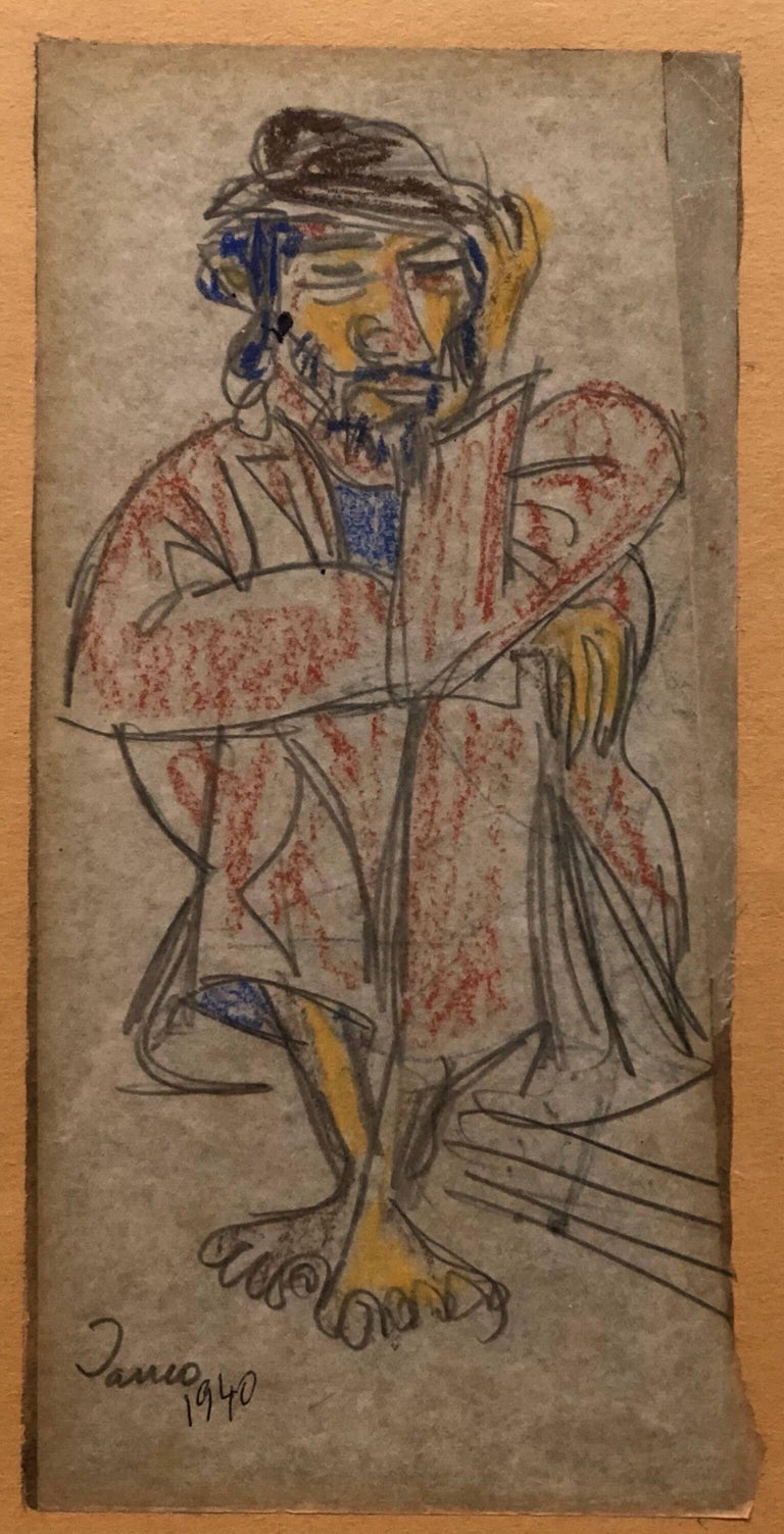 Marcel Janco - DADA Artist Watercolor Painting and Drawing Israeli ...