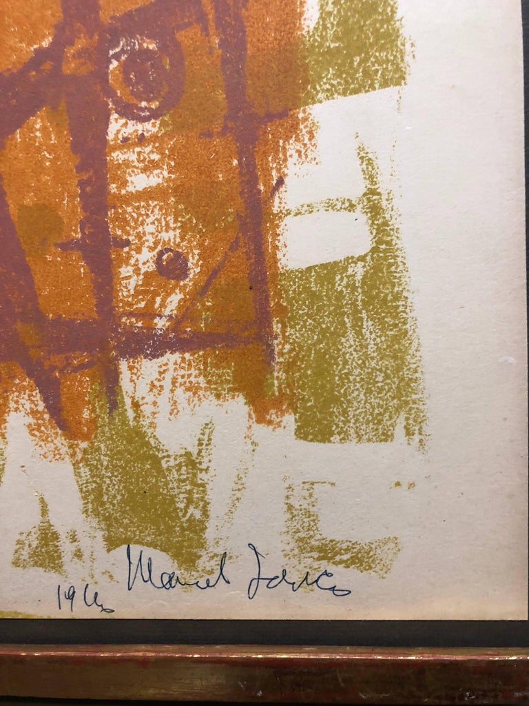 Marcel Janco - DADA Artist Abstract Figures Silkscreen Lithograph Print ...