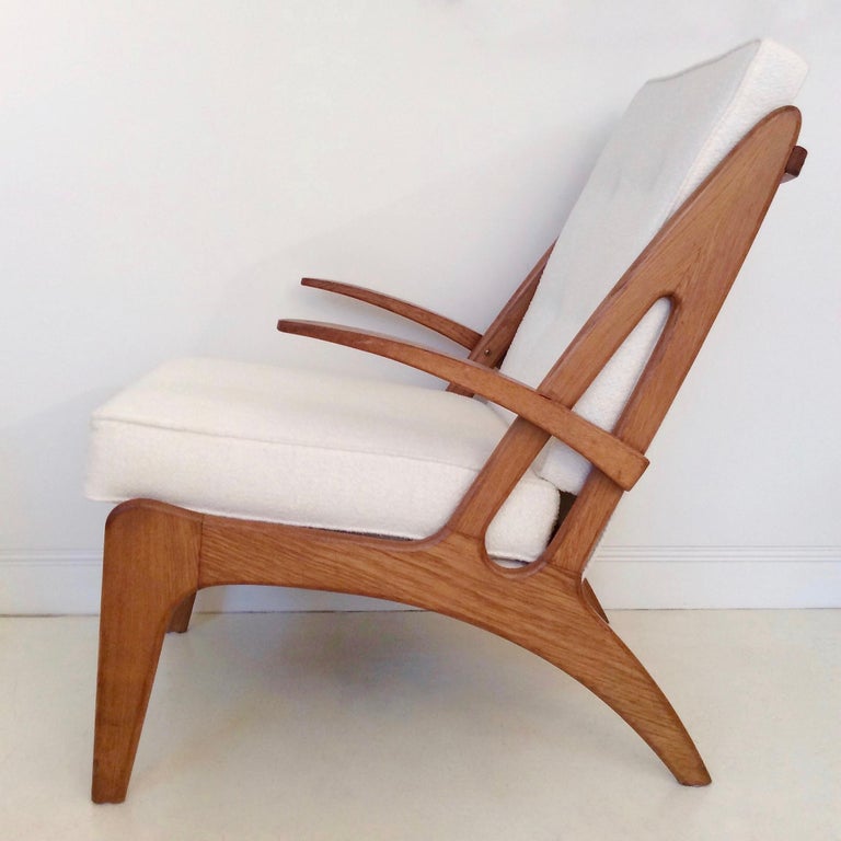 Marcel Louis Baugniet Attributed Pair of Armchairs, circa 1950, Belgium ...