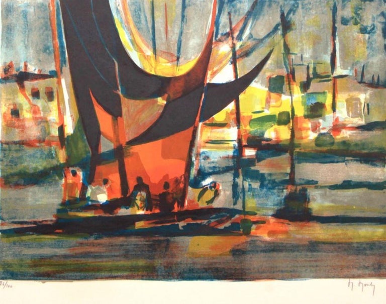 Marcel Mouly - "Grand Filets" Limited Edition Lithograph (86/100 ...