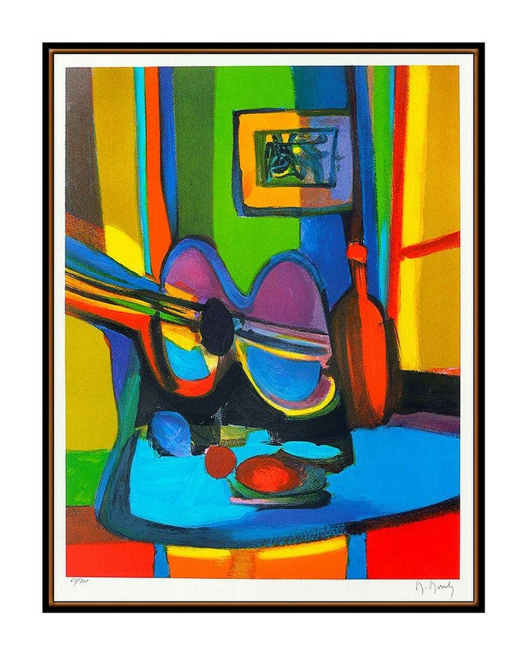 Marcel Mouly - Marcel Mouly Color Lithograph Original Hand Signed ...