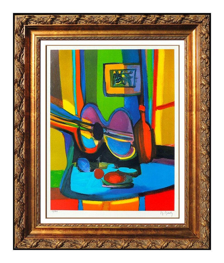 Marcel Mouly - Marcel Mouly Color Lithograph Original Hand Signed ...