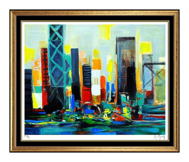 Marcel Mouly - Marcel Mouly Large Color Lithograph Original Hand Signed ...
