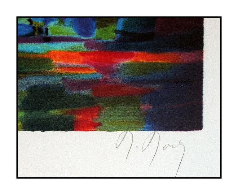 Marcel Mouly - Marcel Mouly Original Color Lithograph Hand Signed ...