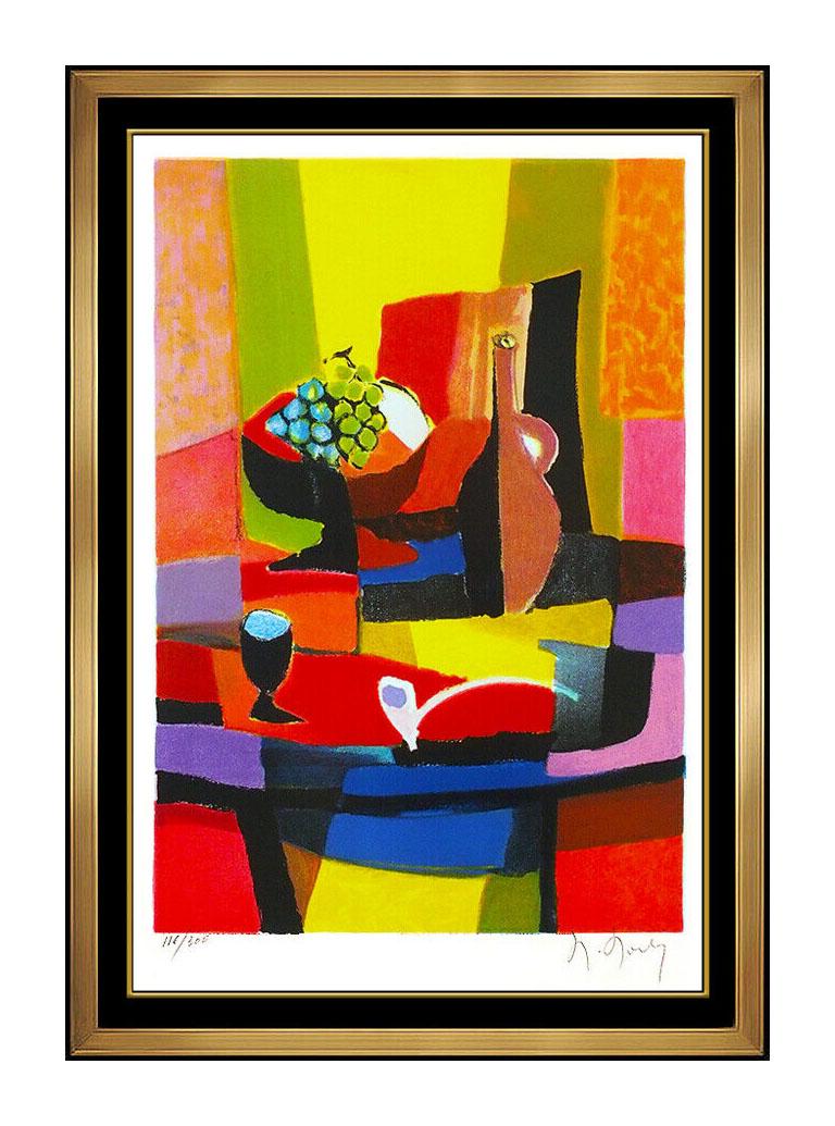 Marcel Mouly - Marcel Mouly Original Color Lithograph Hand Signed ...