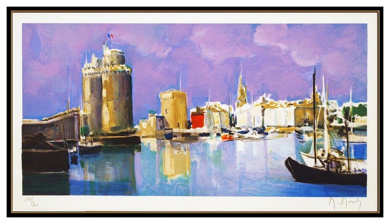 Marcel Mouly - Marcel Mouly Original Color Lithograph Hand Signed Les ...