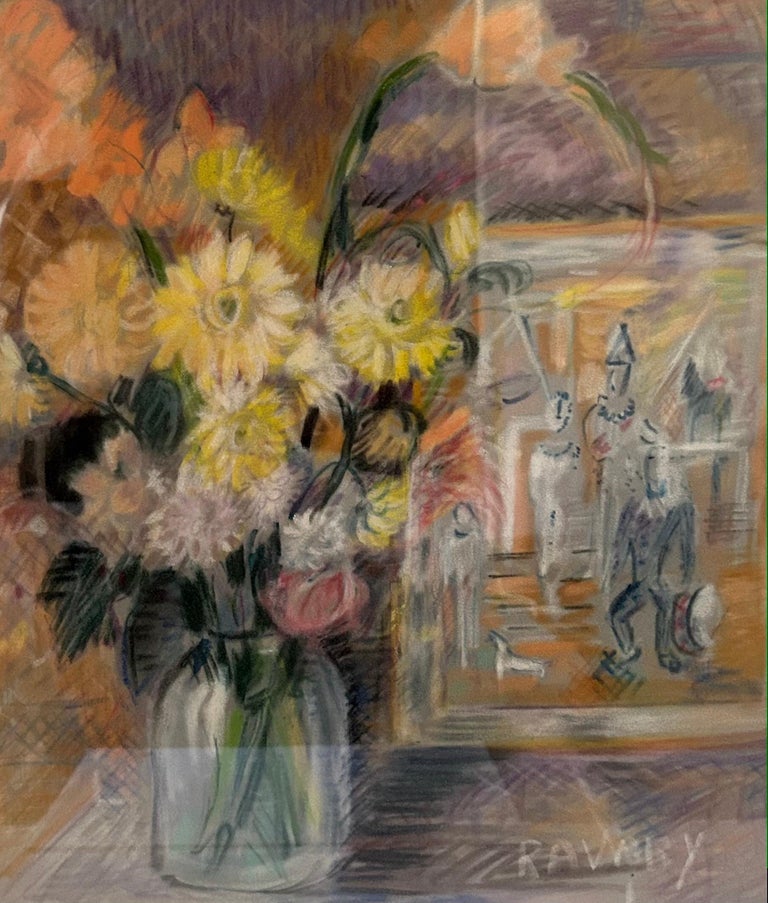 Marcel Ravary - Bouquet of flowers, Marcel Ravary (1940), French School ...