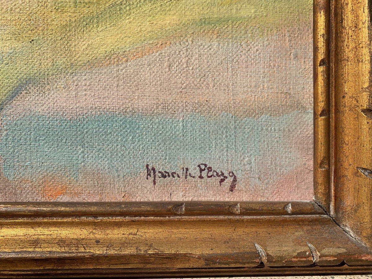 Marcelle Plaza - Laying nude, original antique oil on canvas, luminous ...