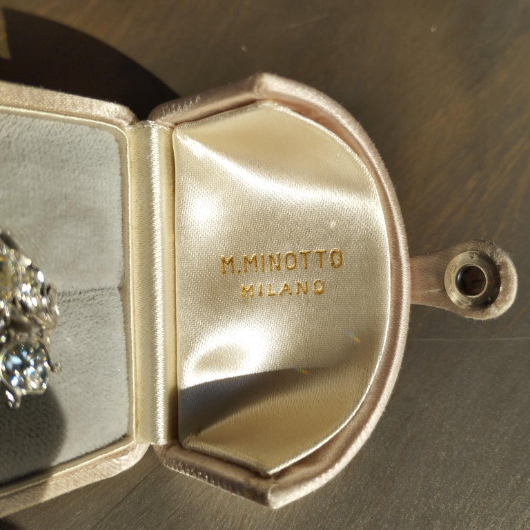 Marcello Minotto "Toi and Moi" Gold Diamond Crossover Ring For Sale at ...