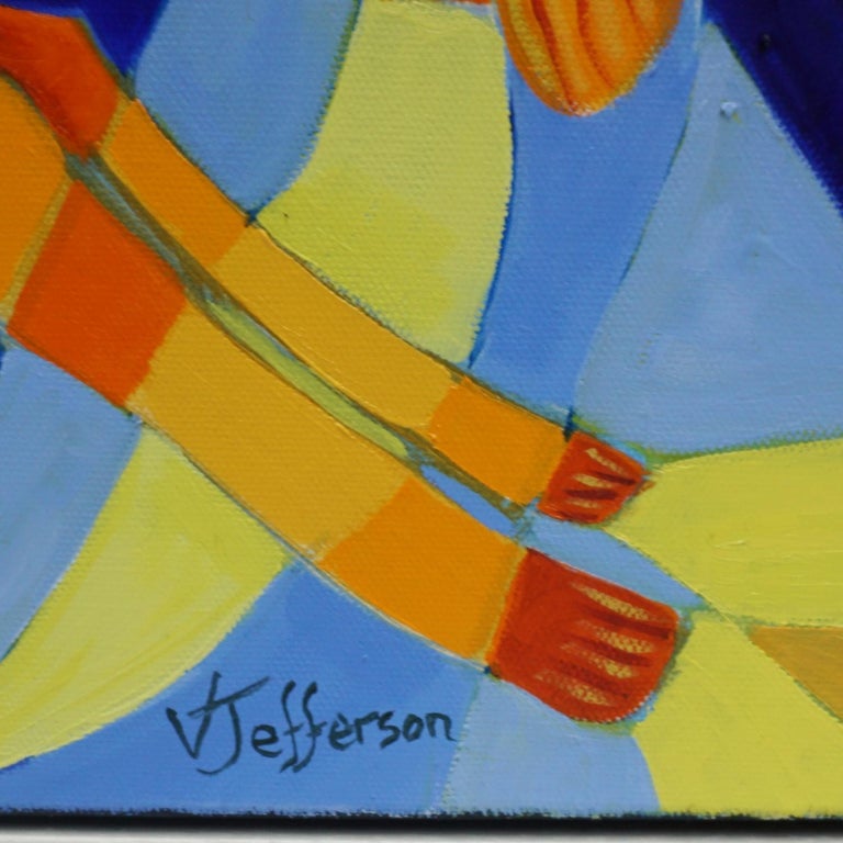 'March Hares' A Contemporary Oil on Canvas Painting by Vera Jefferson ...