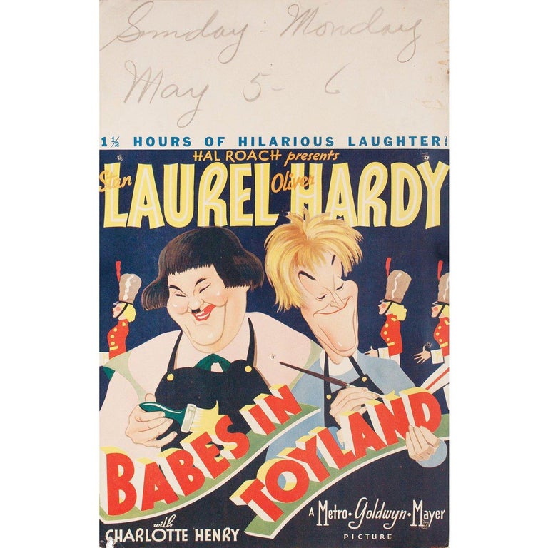 March of the Wooden Soldiers 1934 U.S. Window Card Film Poster at 1stDibs