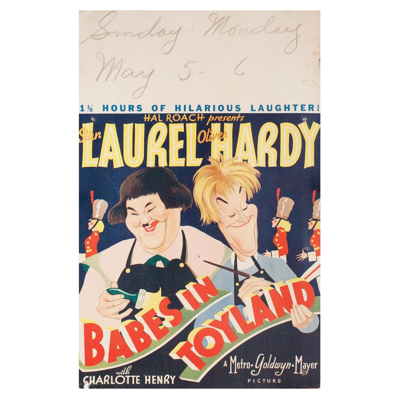 March of the Wooden Soldiers 1934 U.S. Window Card Film Poster at 1stDibs