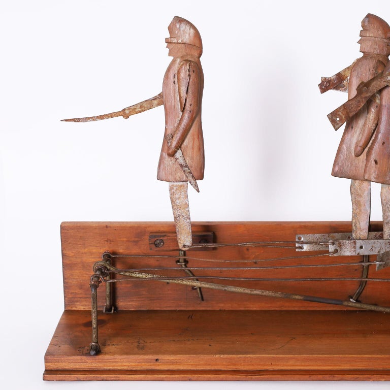 Marching Military Soldiers Mechanical Toy For Sale at 1stDibs