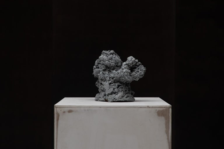 Marcin Rusak, "Tephra Sculpture 006", 2022, Real Flowers, Zinc, in ...
