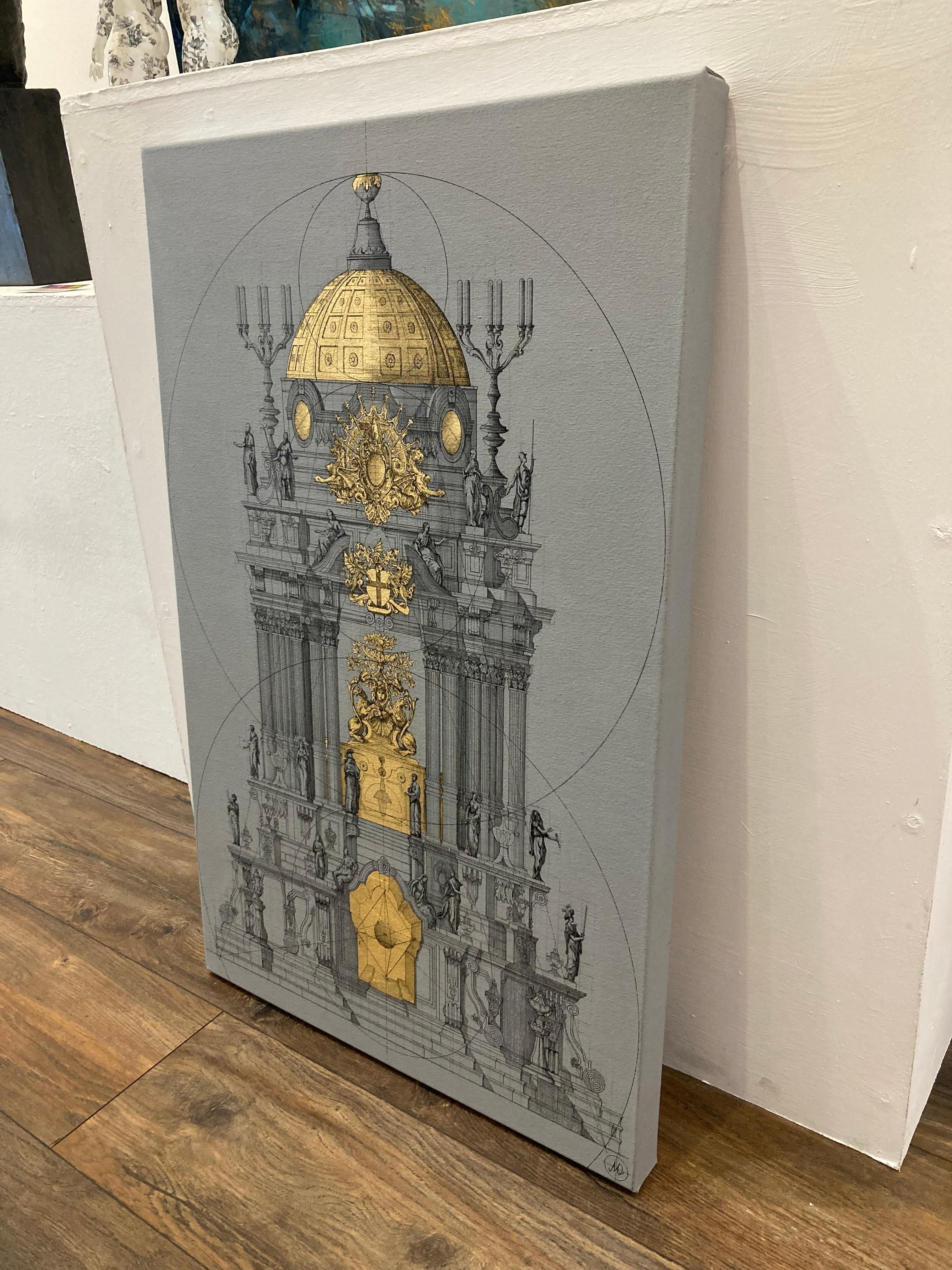 Marco Araldi - Temple of Hypatia - architecture geometry history mixed ...