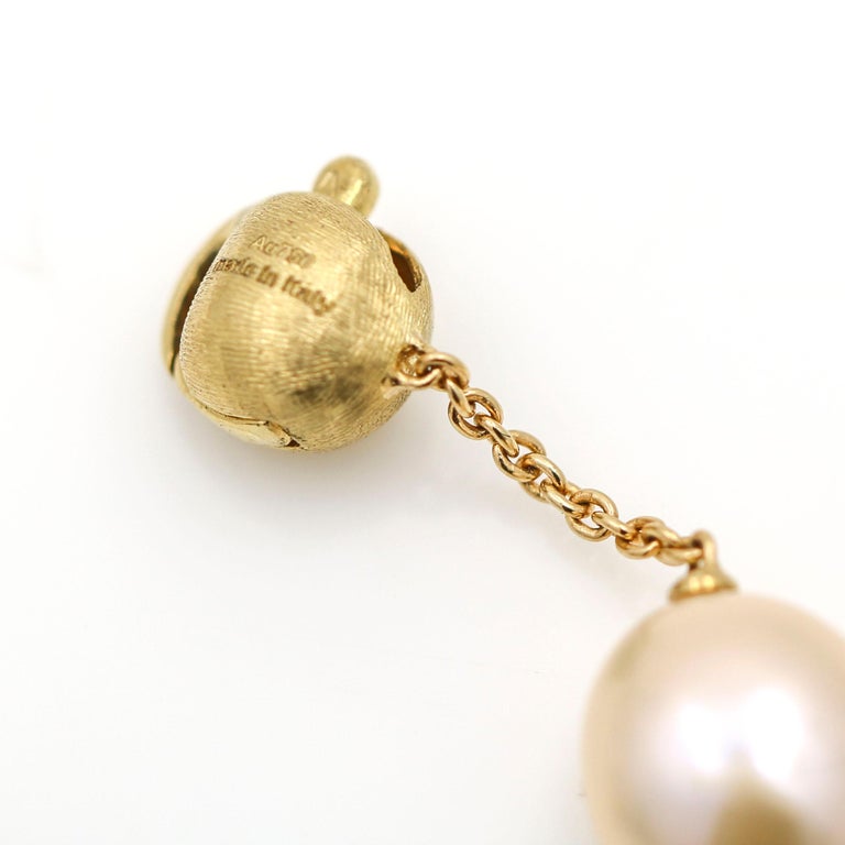Marco Bicego Africa Pearl Bracelet in 18k Yellow Gold For Sale at 1stDibs