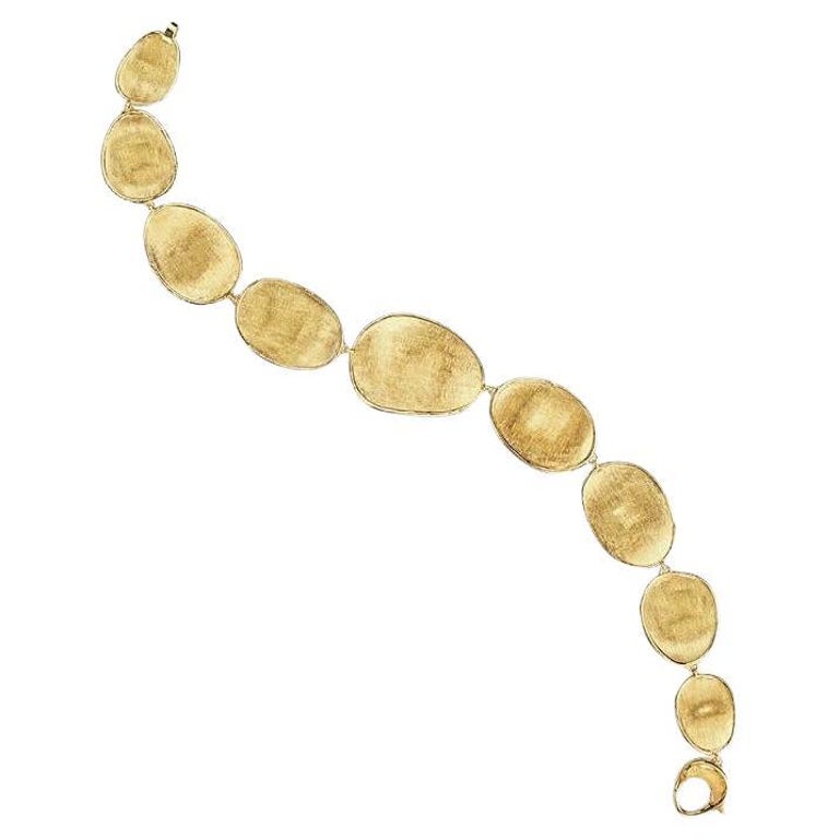 Marco Bicego Lunaria Graduated Medium Bracelet BB1777 Y 02 For Sale at 1stDibs