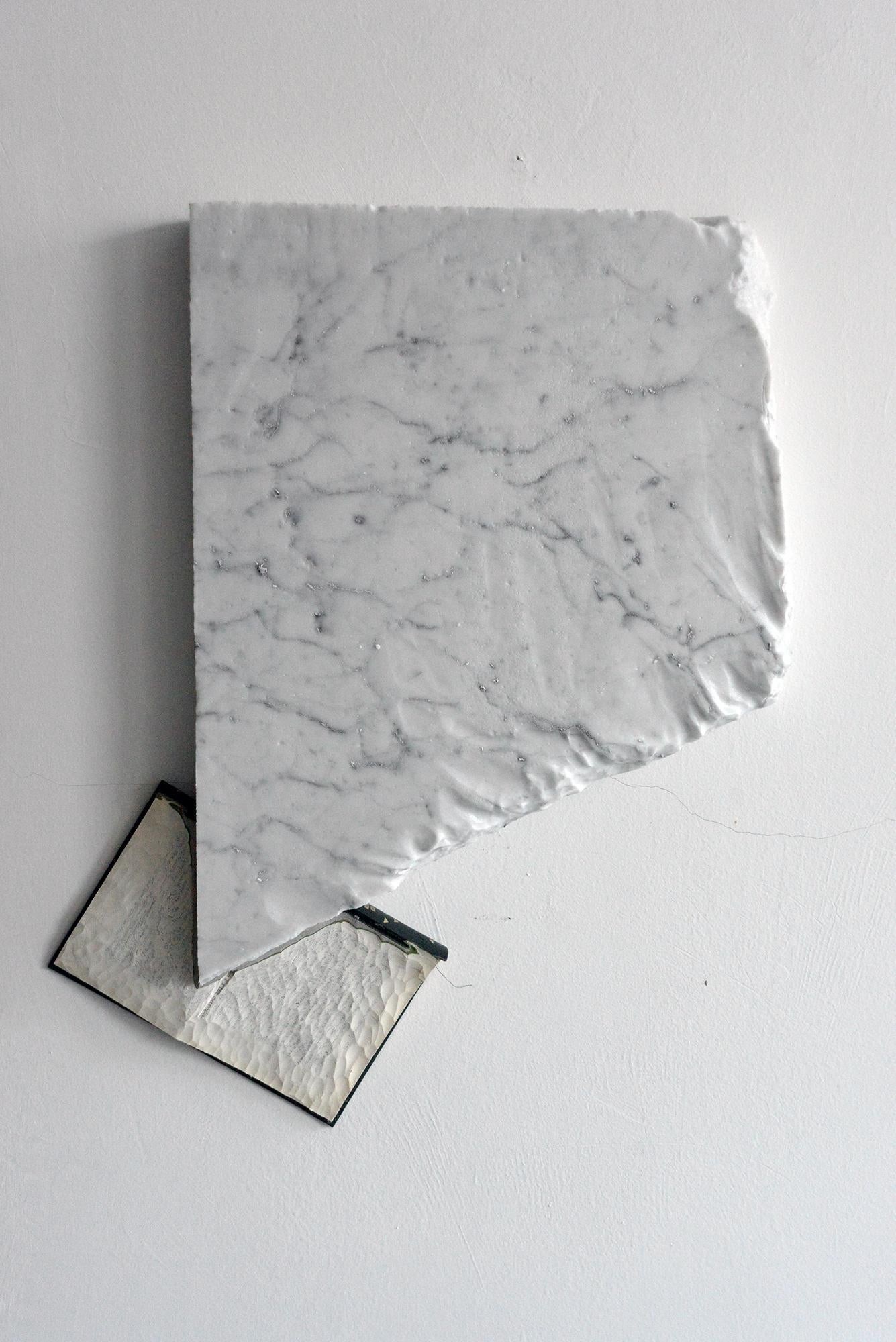 Marco Cordero - In esergo III, minimalist wall sculpture with book and ...