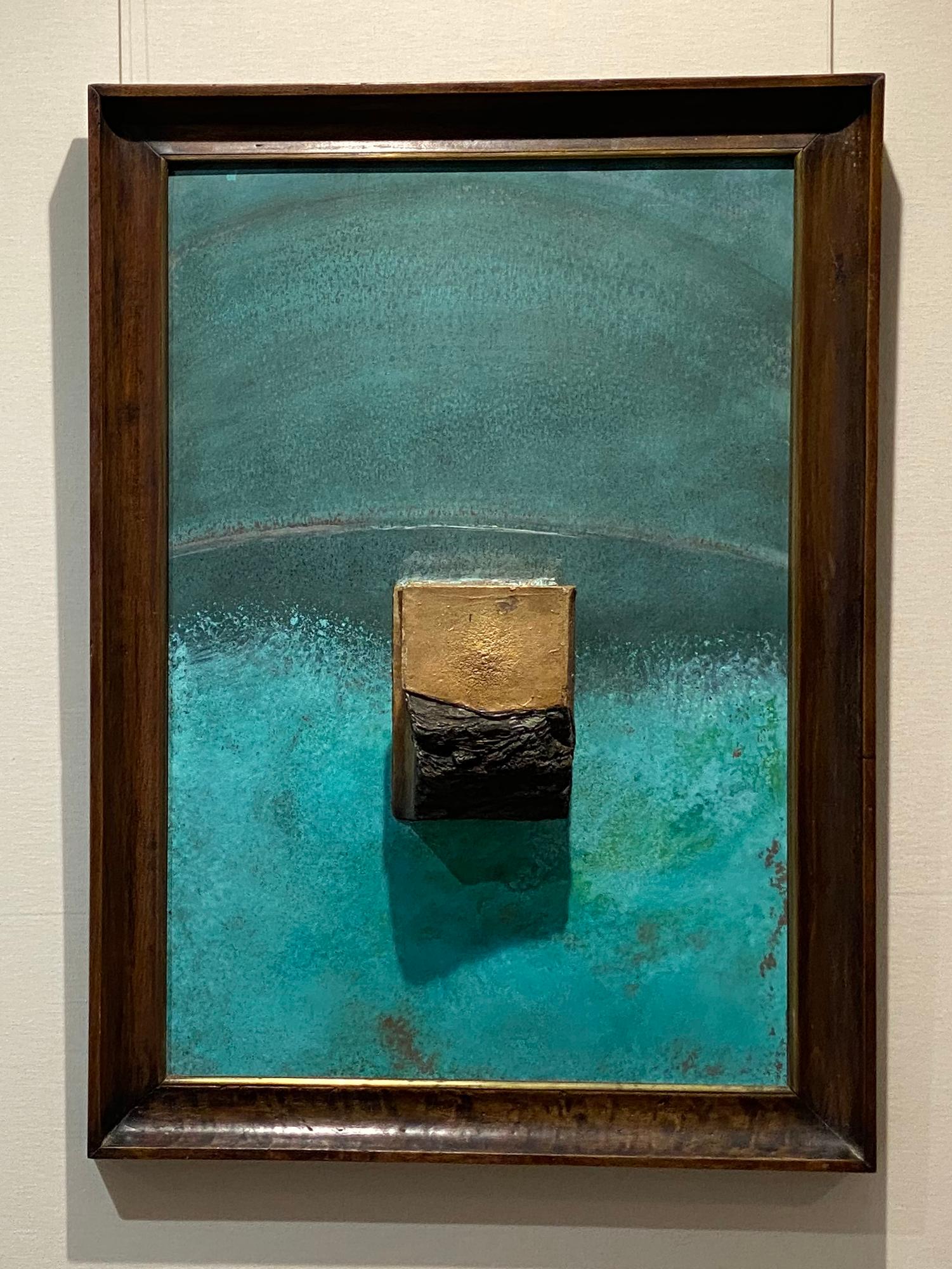 Marco Cordero - In esergo III, minimalist wall sculpture with book and ...