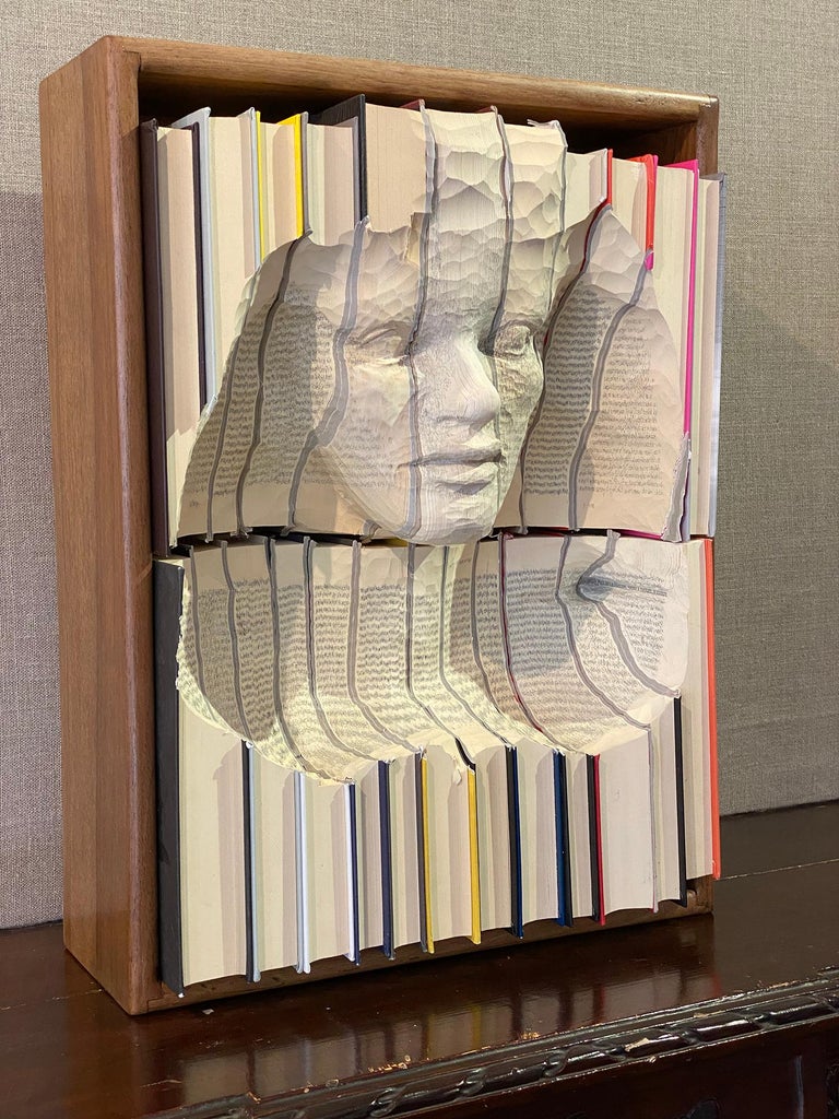 Marco Cordero - Descritto, figurative portrait sculpted in books by ...