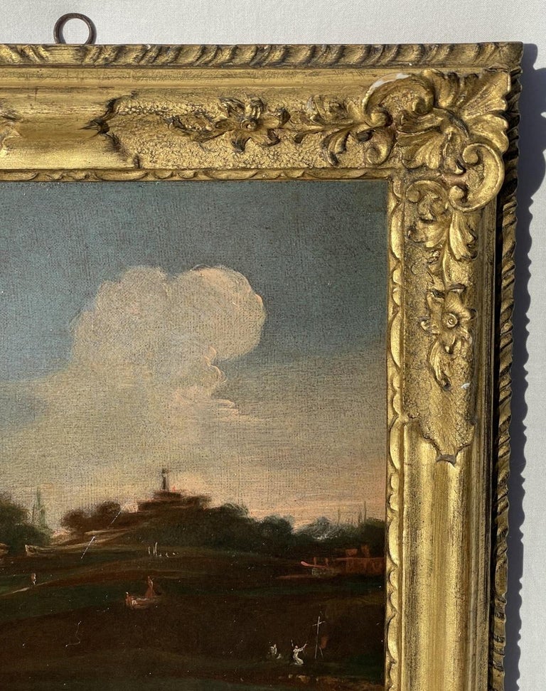 Disciple vnitien de Marco Ricci - figures de la peinture de paysage du ...