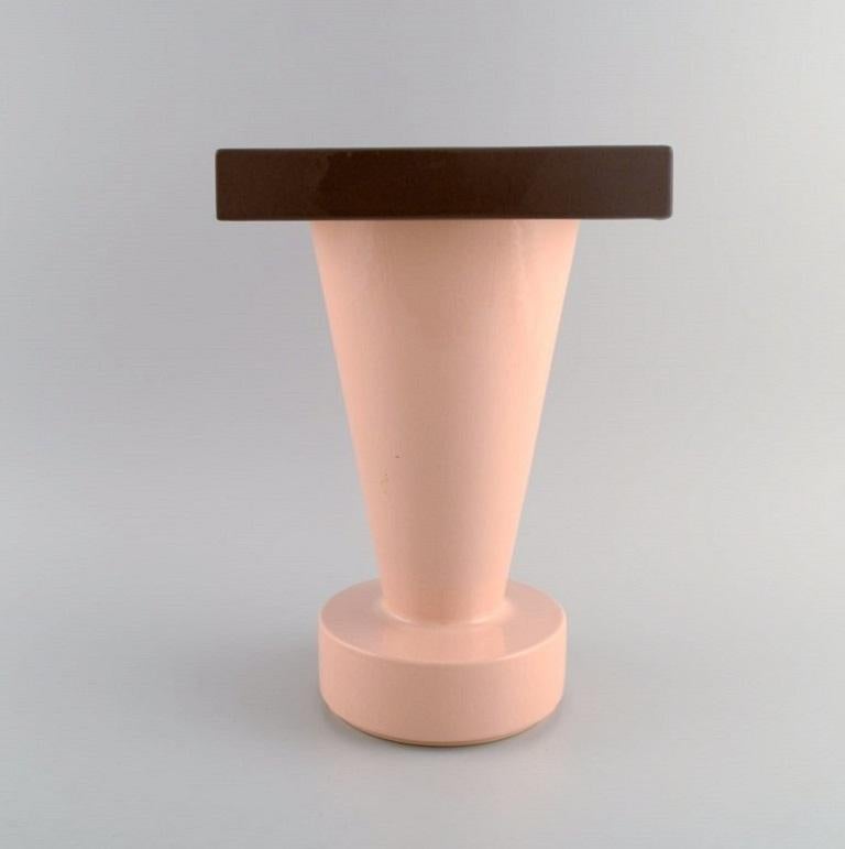 Marco Zanini for Bitossi, Large Vase in Glazed Ceramics, Italian Design ...