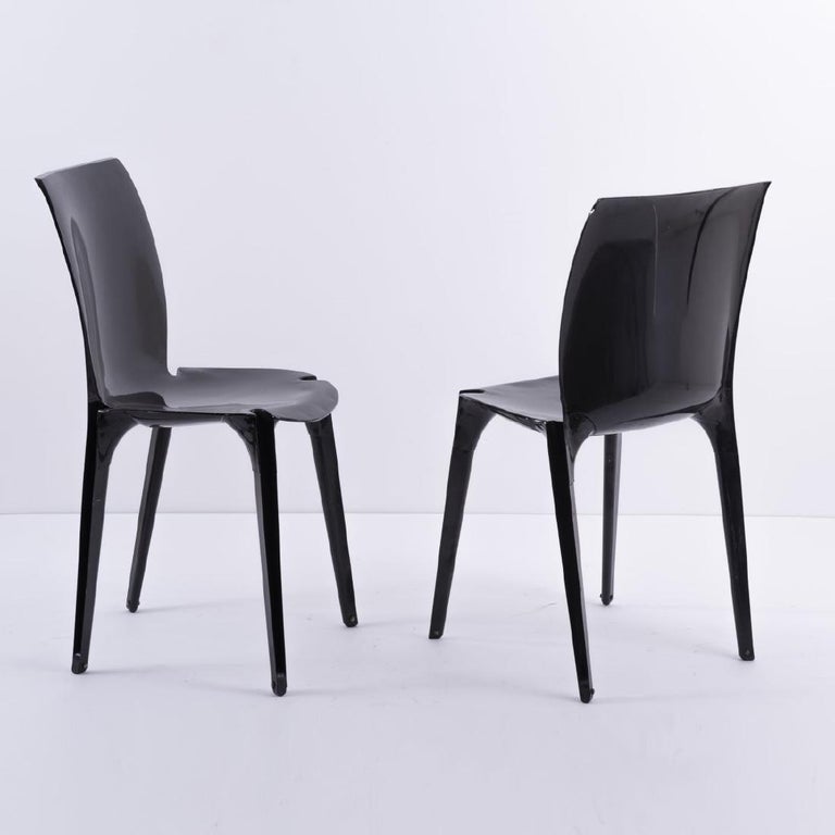 Black Marco Zanuso and Richard Sapper Lambda Chair For Sale at 1stDibs