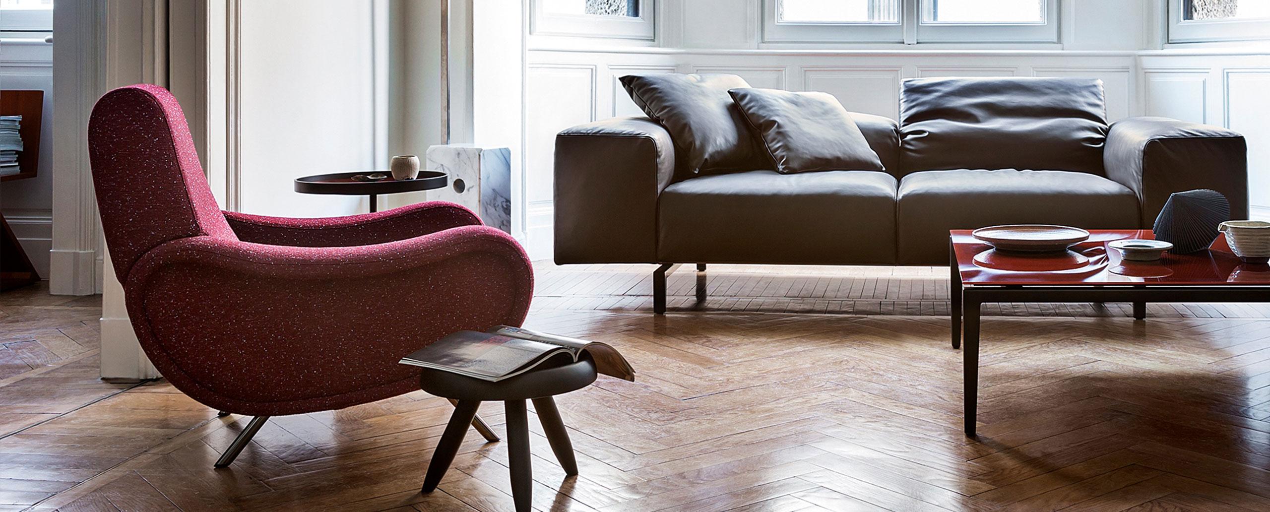 Marco Zanuso Lady Armchair by Cassina For Sale at 1stDibs