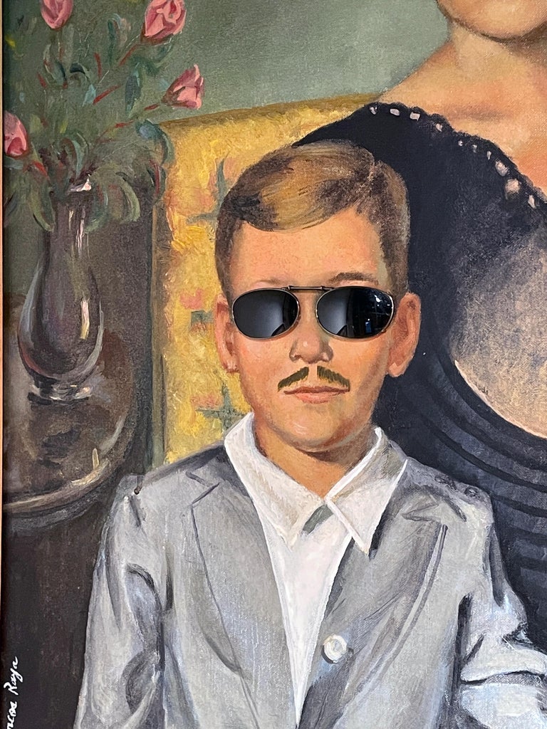 Marcos Raya Painting, Reappropriated 60's Style Family Portrait For ...