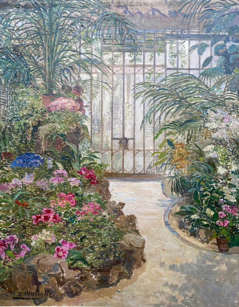 Marcotte Marie-Antoinette - A Royal Greenhouse Interior, Brussels ...
