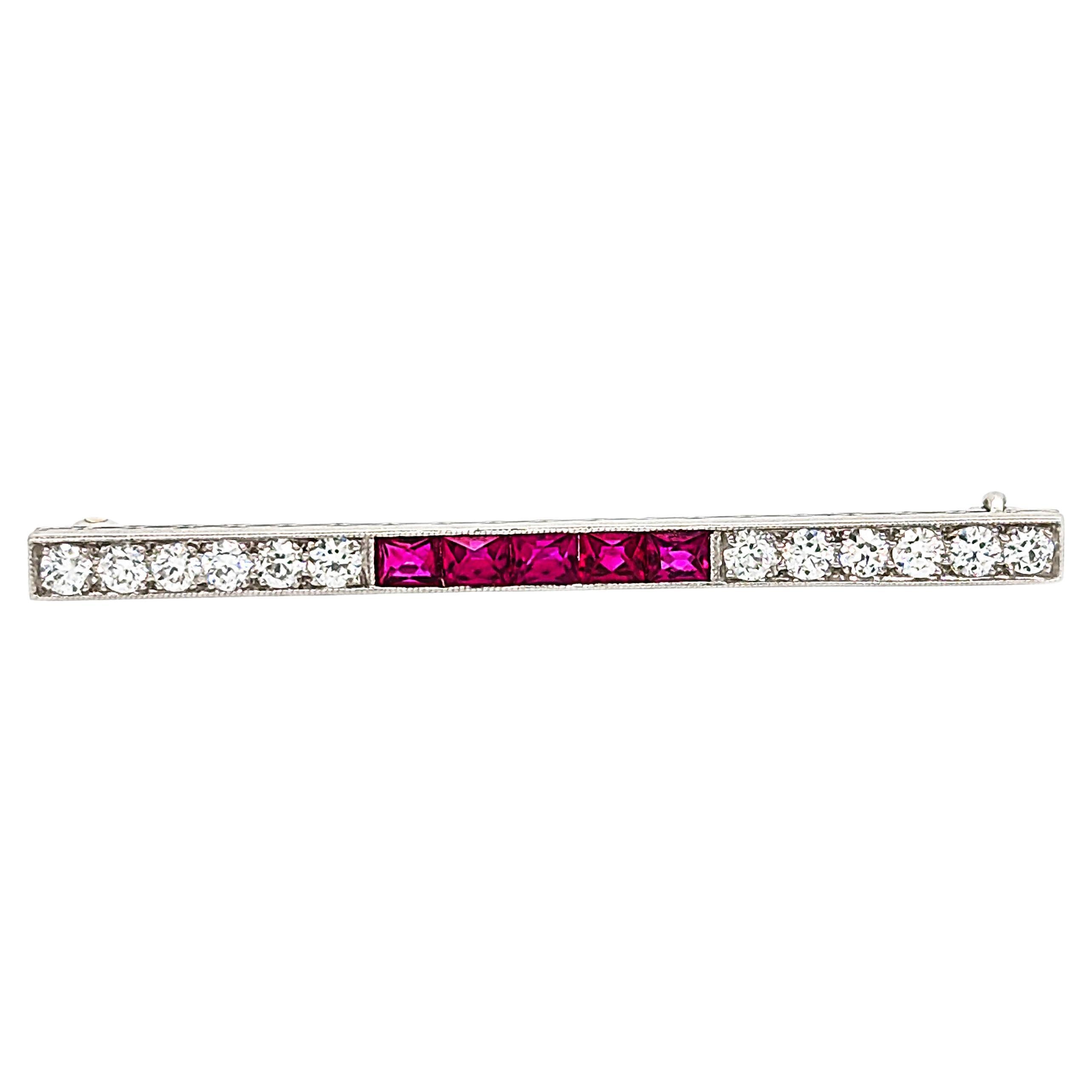 Antique Ruby Brooches - 1,949 For Sale at 1stDibs | ruby brooch pin ...