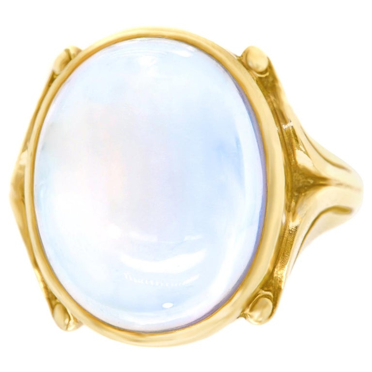Marcus and Co. Moonstone Ring, circa 1910 at 1stDibs | georg jensen ring
