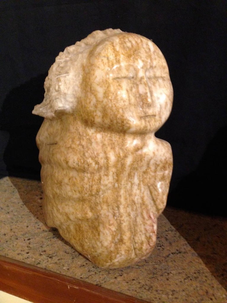 Marcus Lyons - Running Woman; Marcus Lyons (American 1949); alabaster ...