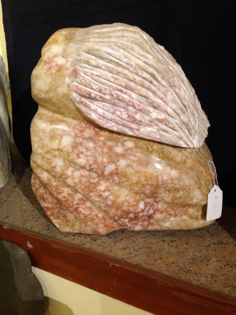 Marcus Lyons - Running Woman; Marcus Lyons (American 1949); alabaster ...