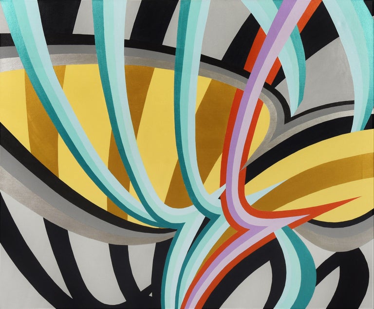 Marek Uhlir - Geometric secret, Painting, Acrylic on Canvas For Sale at ...