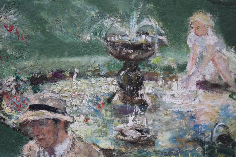 Margaret Fisher Prout - Garden Picnic - British 30's Post impressionist ...