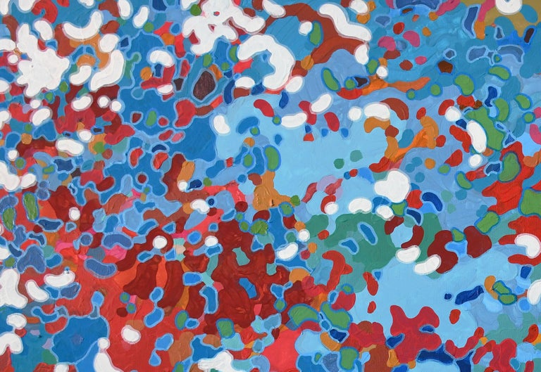 Margaret Juul - Commemorate, Original Contemporary Red, White, and Blue ...