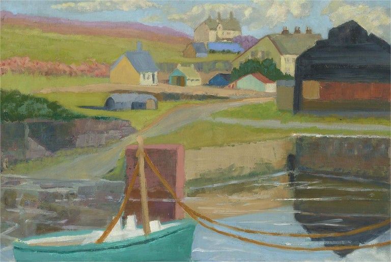 Margaret McClean - Margaret McClean - 1975 Oil, Porthgain ...
