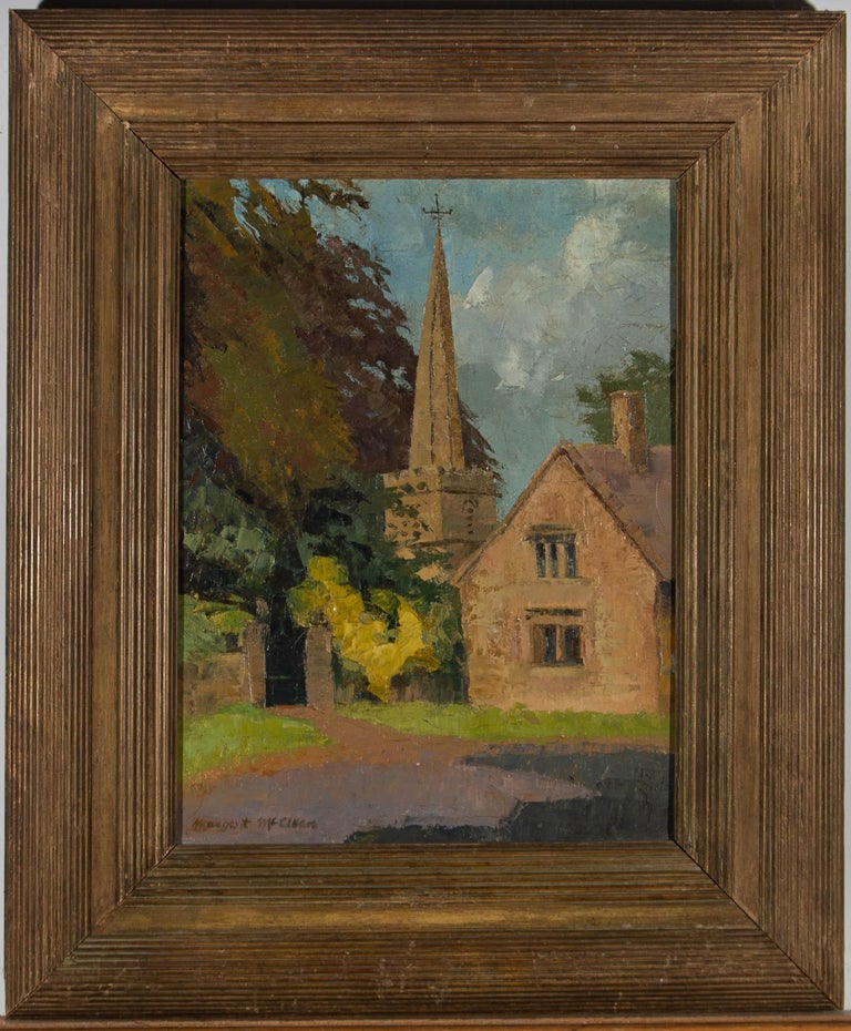 Margaret McClean - Margaret McClean - 1982 Oil, Stanton Village Church ...